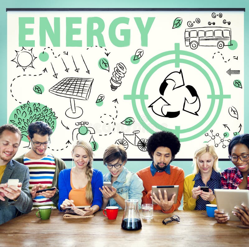 Ecology Friendly Energy Environment Sustainable Concept Stock Image ...