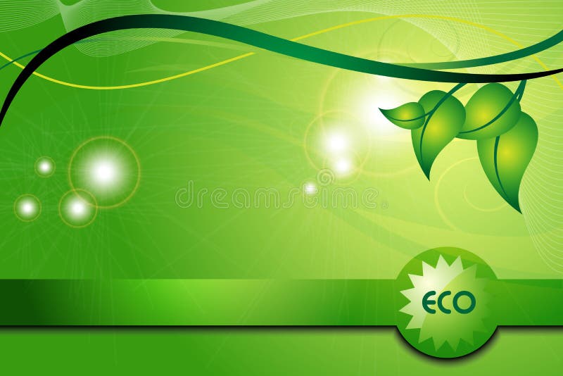Ecology green background stock vector. Illustration of abstract - 19359404