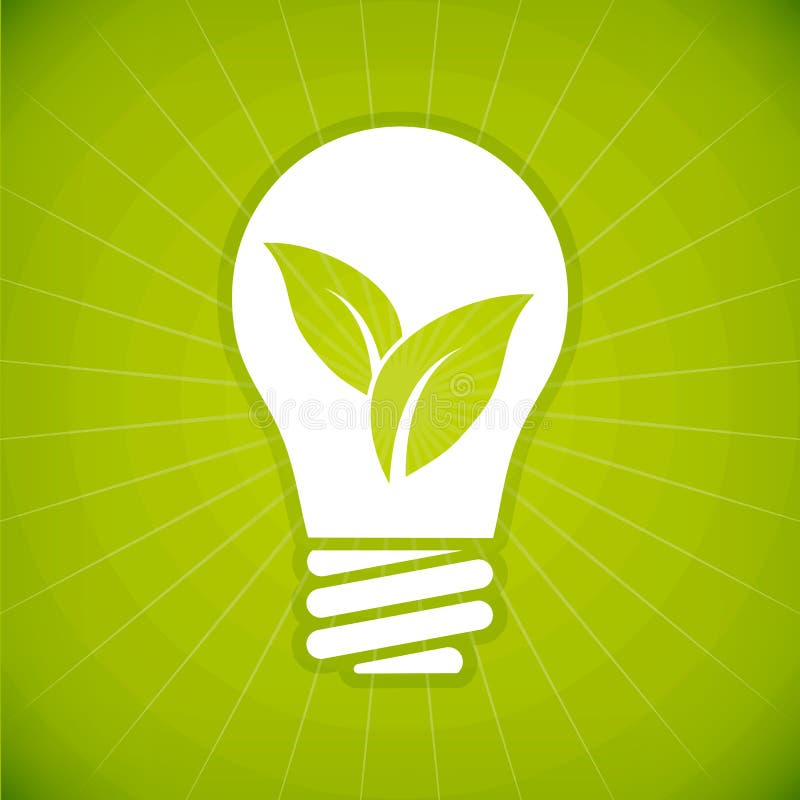 Think green stock vector. Illustration of alternative - 61381422