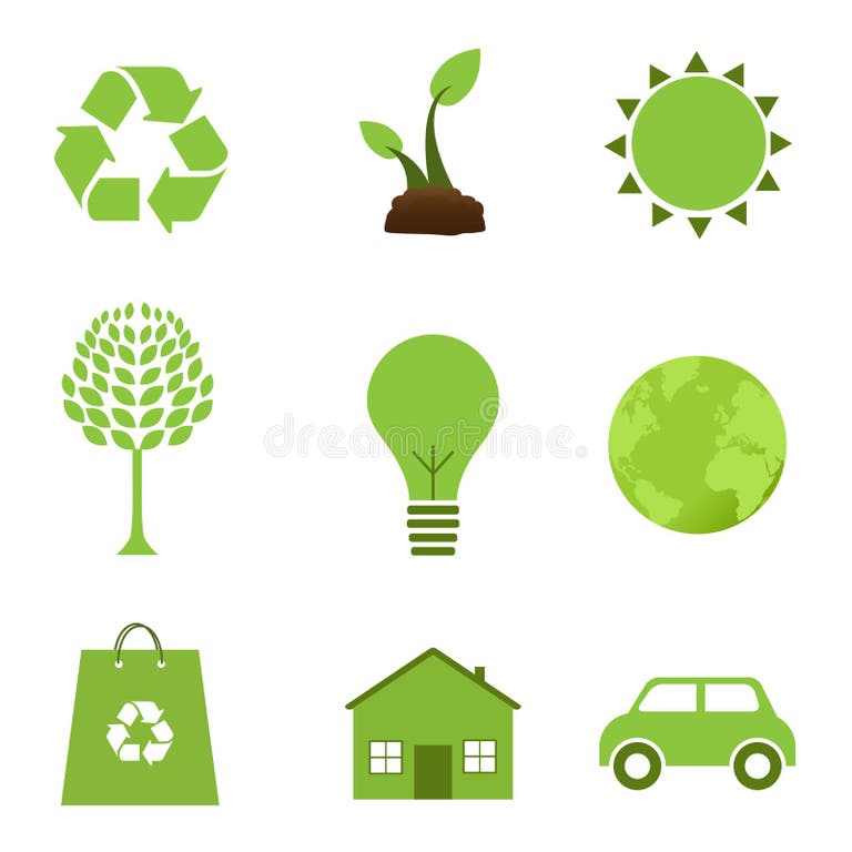 Ecology Bio Icons Symbols Stock Illustrations – 1,824 Ecology Bio Icons ...