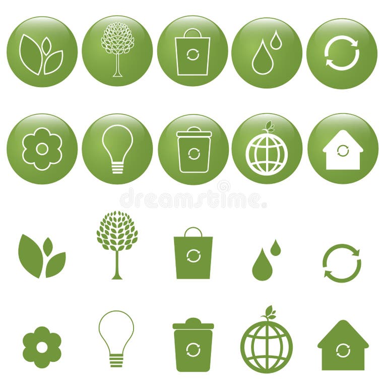 Bio Ecology Icons Symbols Stock Illustrations – 2,021 Bio Ecology Icons ...