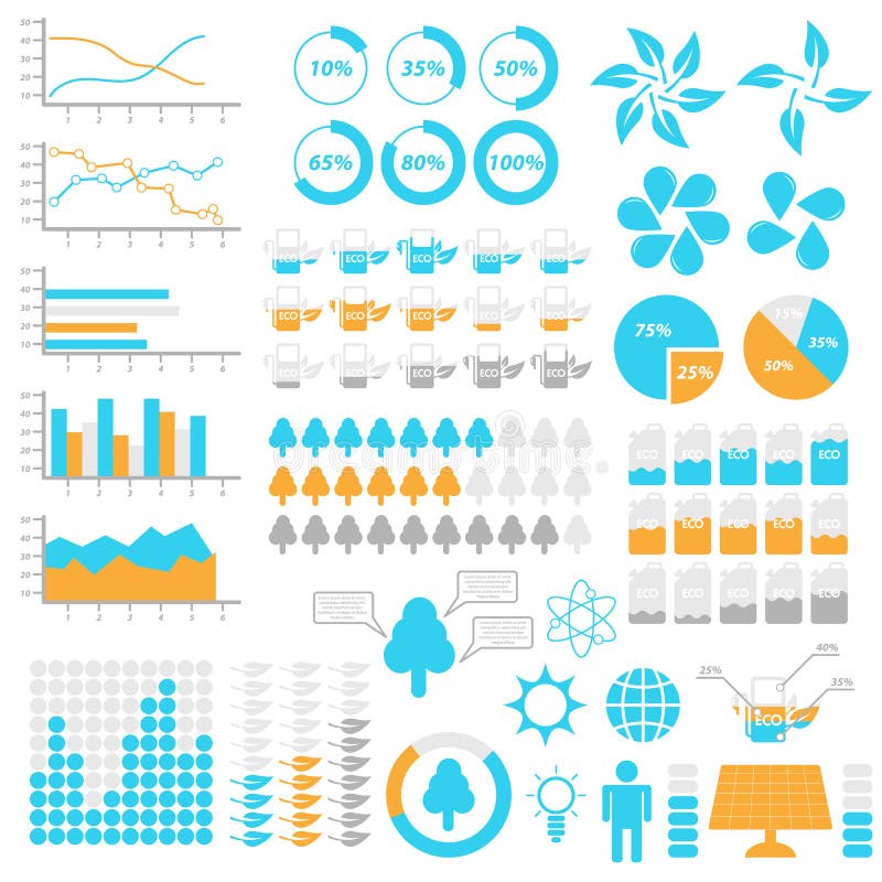 Ecology Infographic Elements. Templates for Infographic Stock Vector ...