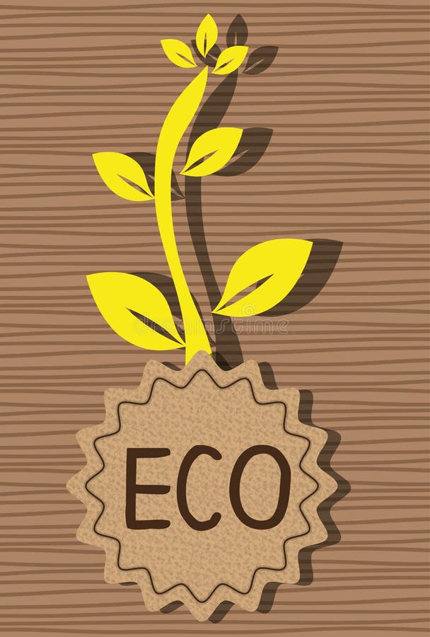 Ecology label graphic stock vector. Illustration of natural - 65825556