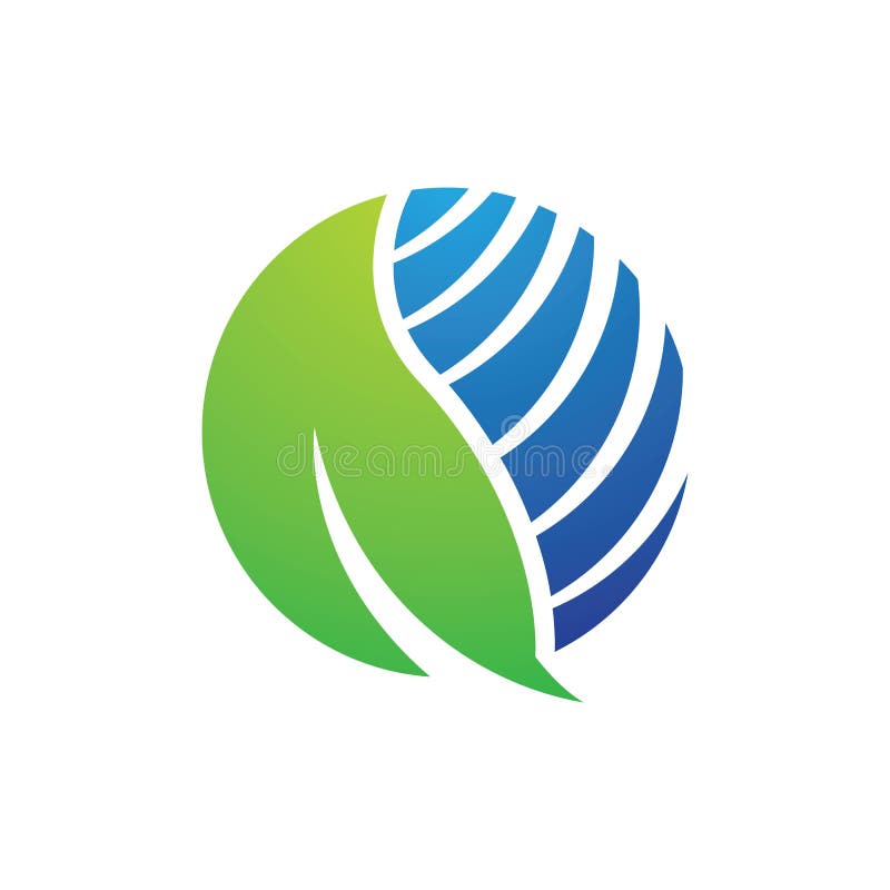 Ecology Logo Images Illustration Stock Vector - Illustration of green ...