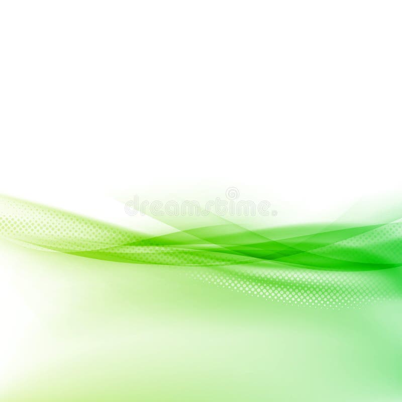 Ecology Modern Green Swoosh Wave Border Stock Vector - Illustration of ...