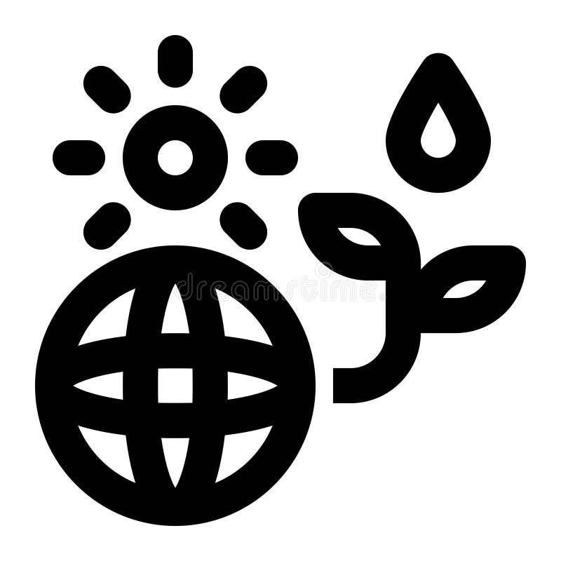 Biodiversity, Ecosystem, Ecology Outline Icon Stock Vector ...