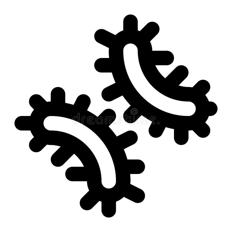 Organism, Micro Organism, Cell Outline Icon Stock Vector - Illustration ...