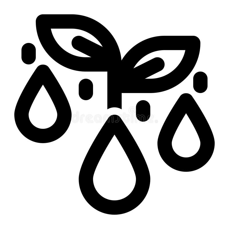 Fresh, Nature, Water Outline Icon Stock Vector - Illustration of icon ...