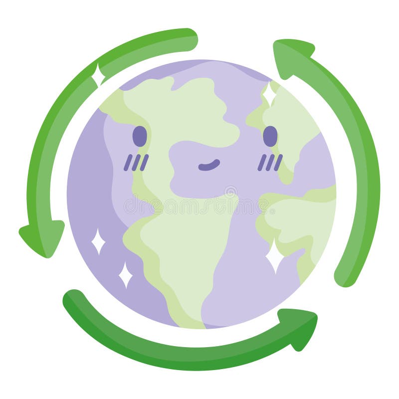 Recycle world symbol stock illustration. Illustration of ecology - 22683246