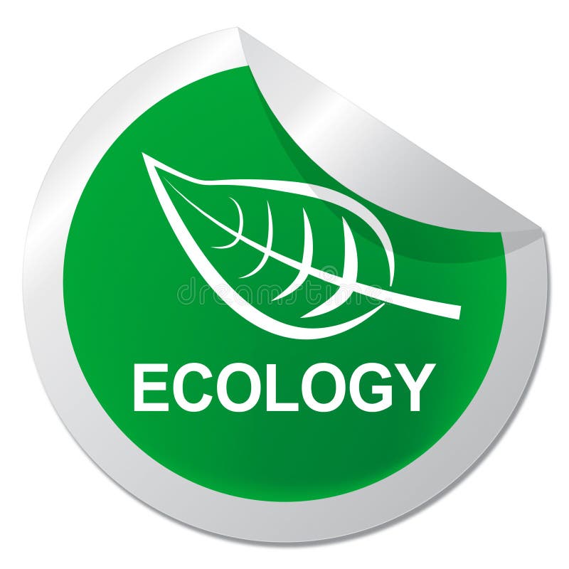 Ecology Shows Earth Day Environment 3d Illustration Stock Illustration ...