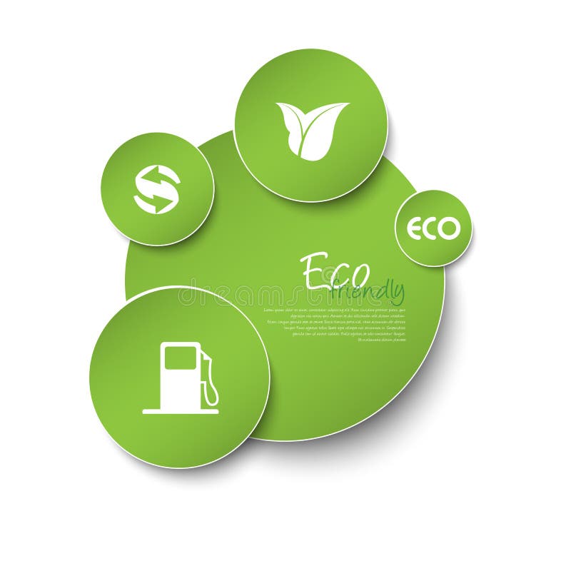 Ecology signs and symbols stock vector. Illustration of global - 79353122