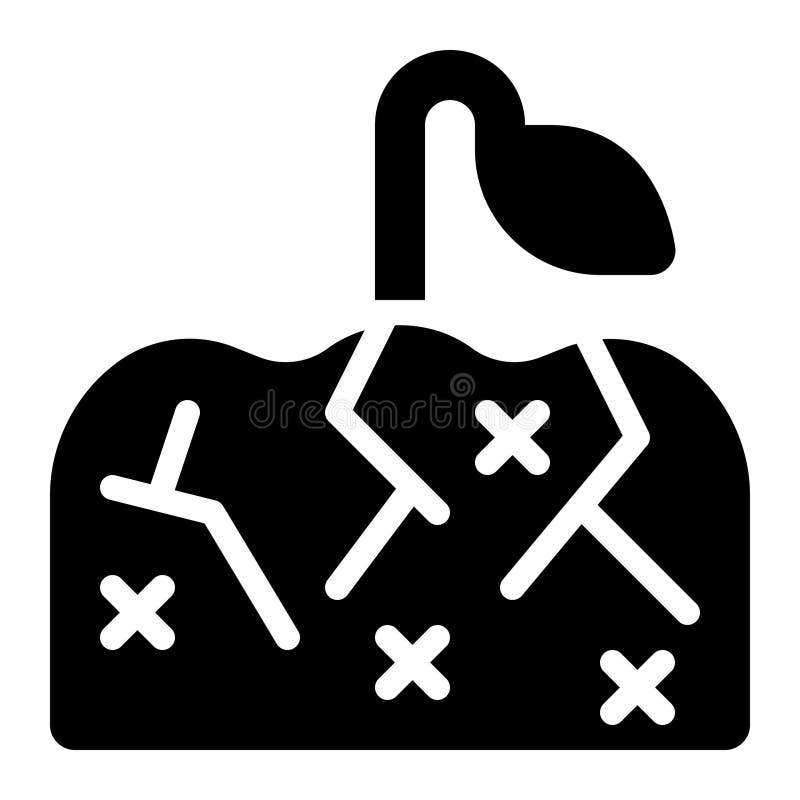Soil Pollution, Pollution, Soil Glyph Solid Icon Stock Vector ...