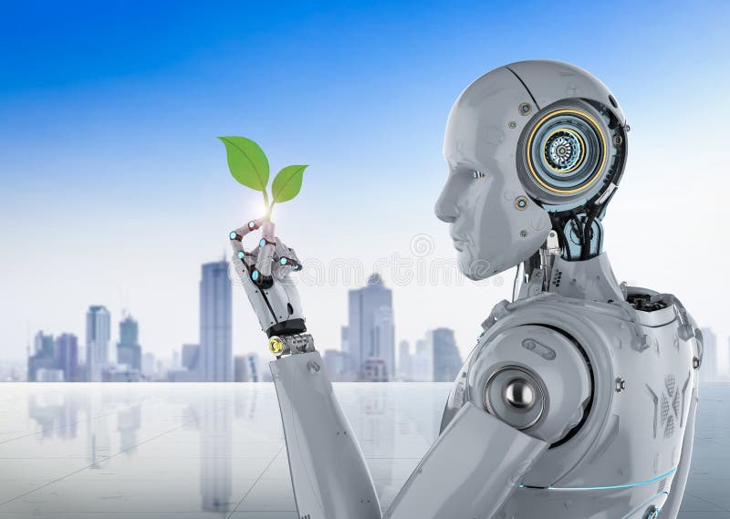 Ecology technology concept stock illustration. Illustration of earth ...