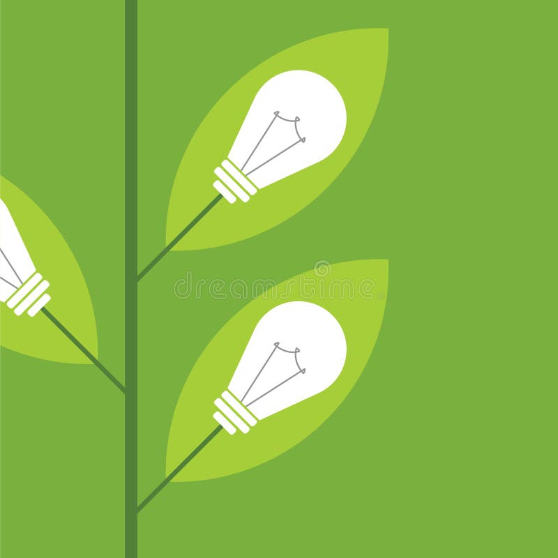 Think green save earth stock vector. Illustration of biology - 28542132