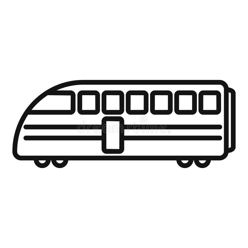 Ecology Train Icon Outline Vector. High Speed Move Stock Vector ...