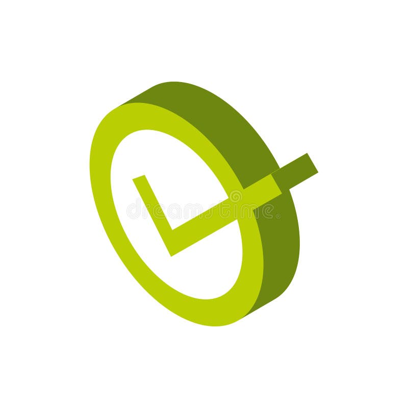 Ecommerce Business Internet Check Mark Icon Stock Vector - Illustration ...