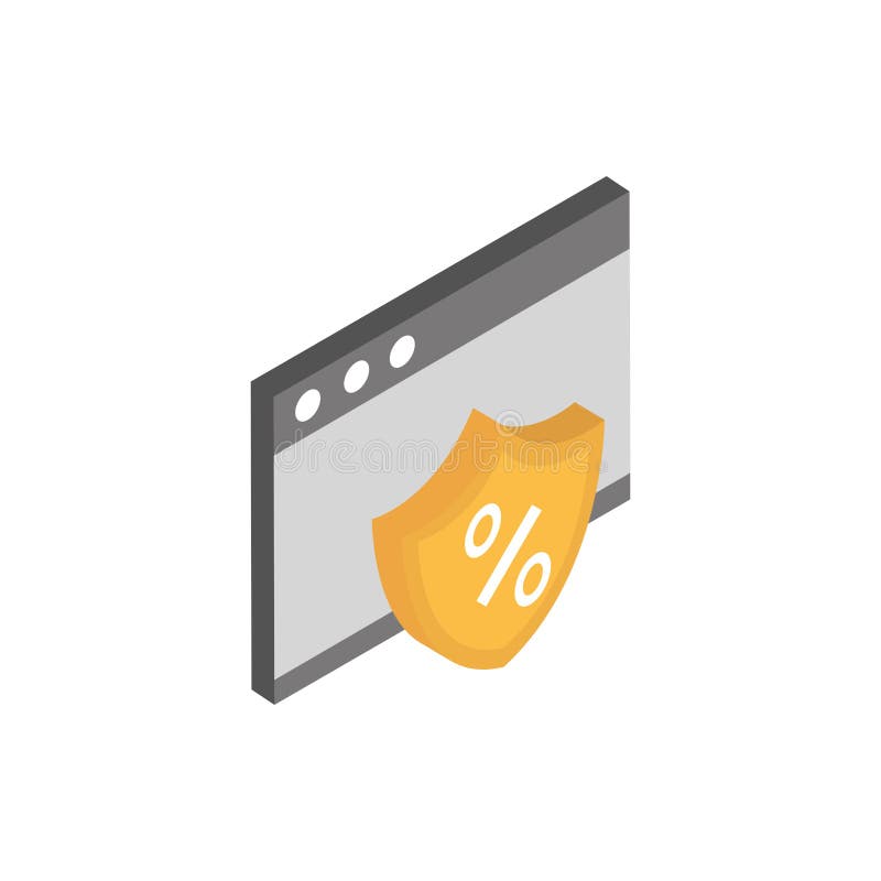 Ecommerce Business Internet Website Sale Offer Icon Stock Vector ...