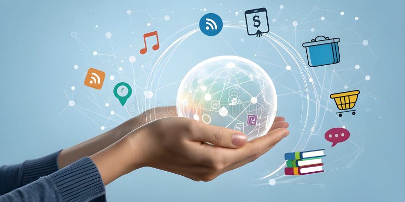 Ecommerce Growth Driven by Digital Tools Stock Illustration ...