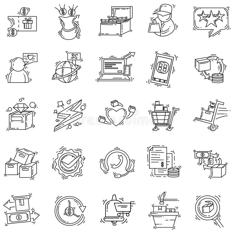 Hand Drawn Flower Template, Best for Your Frame Template Stock ...