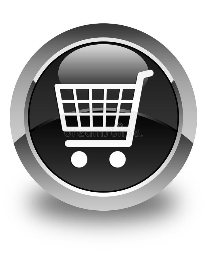Ecommerce Icon Glossy Black Round Button Stock Illustration ... Ecommerce Icon Glossy Black Round Button Stock Illustration ...