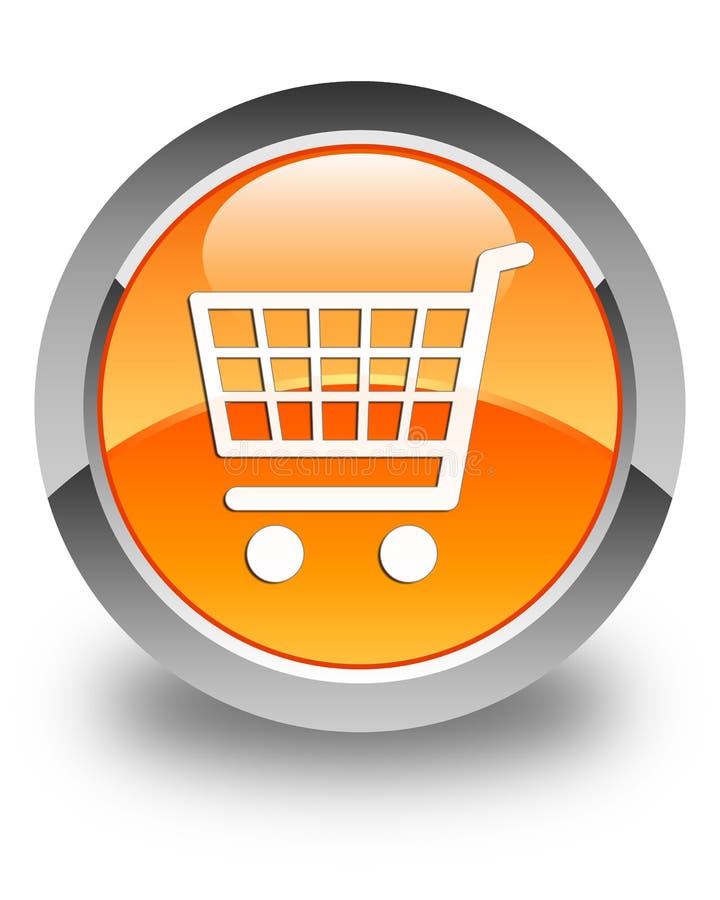 Ecommerce Icon Glossy Orange Round Button Stock Illustration ... Ecommerce Icon Glossy Orange Round Button Stock Illustration ...