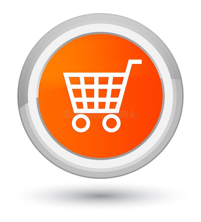 Ecommerce Icon Prime Orange Round Button Stock Illustration ...