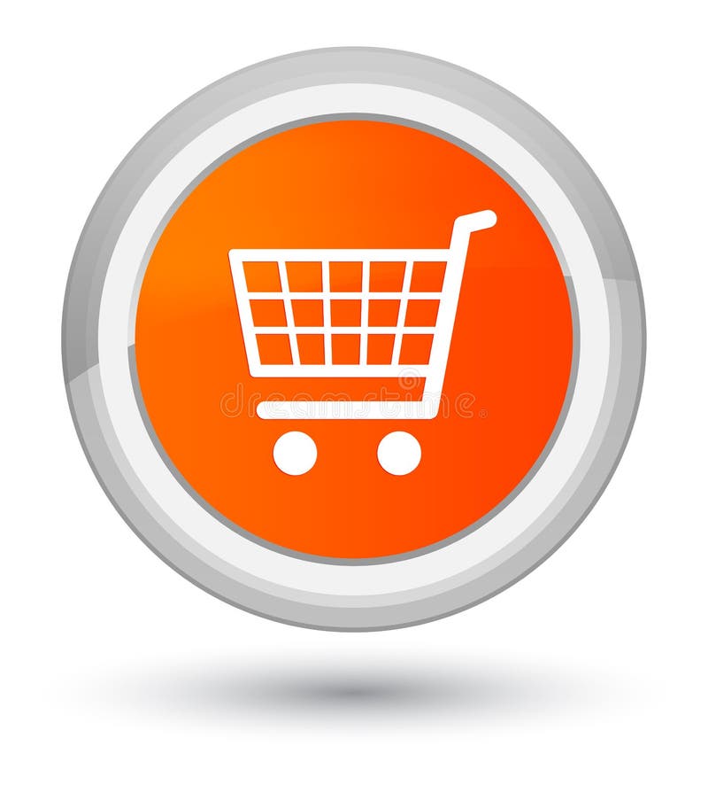 Ecommerce Icon Prime Orange Round Button Stock Illustration ...