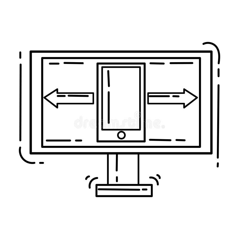 Ecommerce Icon Set . Hand Drawn Icon Set, Outline Black, Doodle Icon, Vector Icon Stock Vector ...
