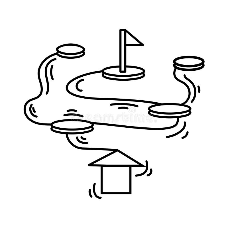 Ecommerce Icon Strategy . Hand Drawn Icon Set, Outline Black, Doodle ...