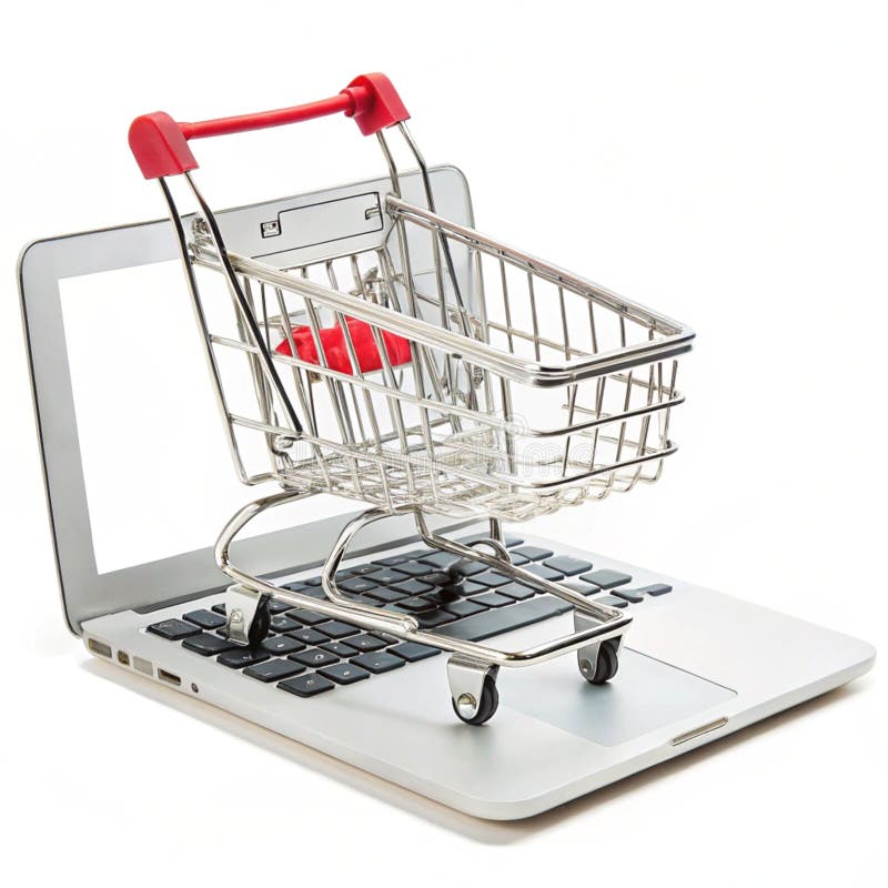 Ecommerce on Transparent Background Stock Illustration - Illustration ...