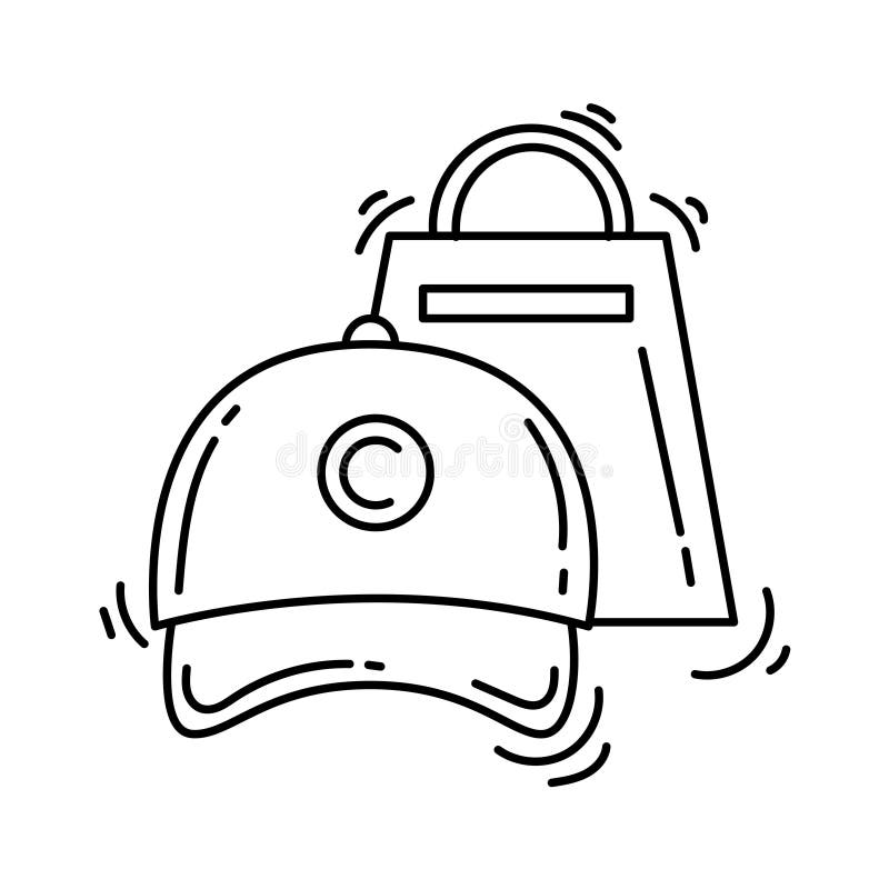 Outline Merchandise Vector Icon. Isolated Black Simple Line Element ...