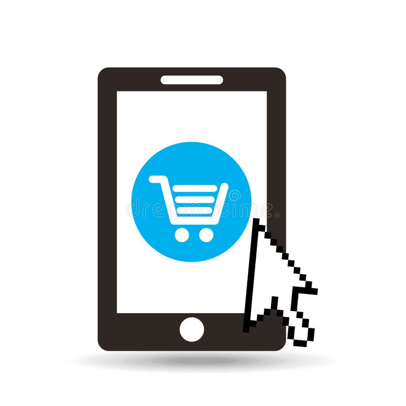 Ecommerce Online Buy Business Technology Stock Illustration ...