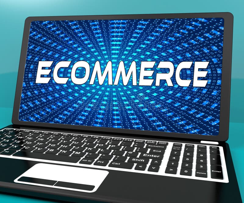 Ecommerce Platform Virtual Marketplace Portal 3d Rendering Stock ...