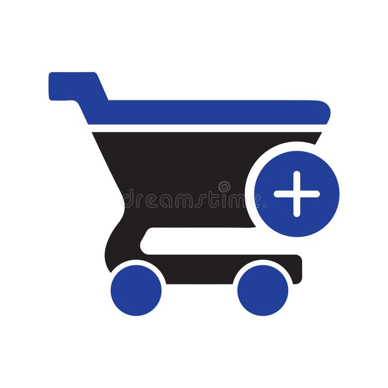 Ecommerce Shopping Cart Icon Stock Vector - Illustration of store ...