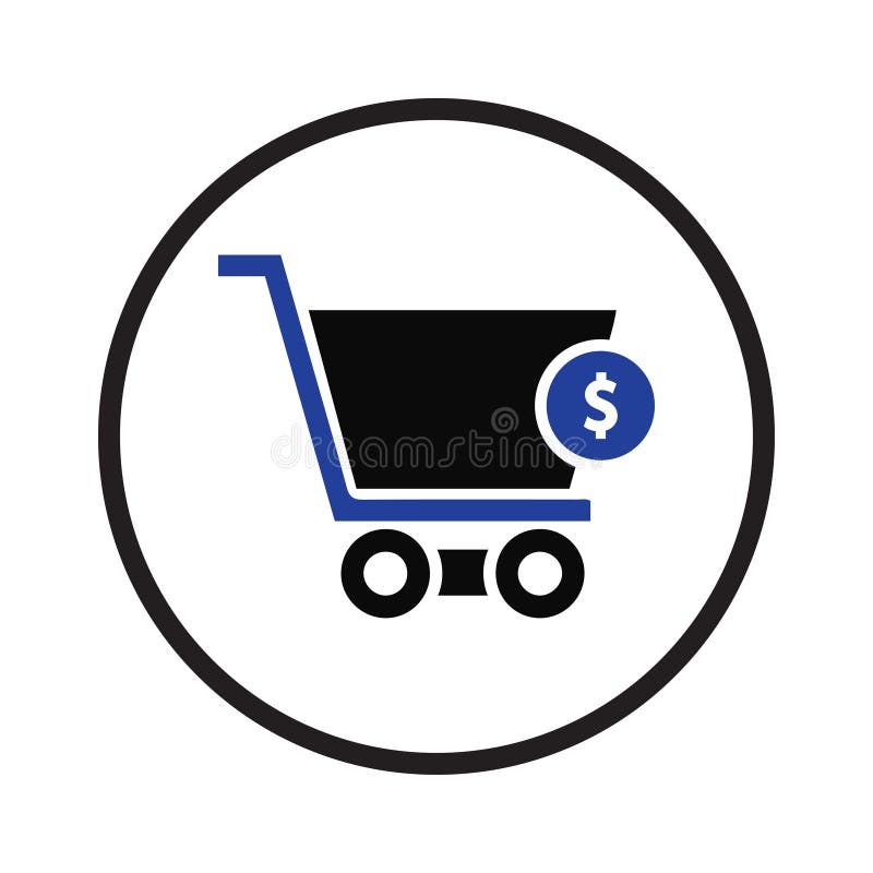 Ecommerce Shopping Cart Icon Stock Vector - Illustration of customer ...