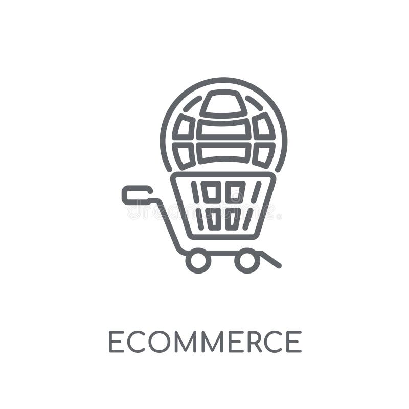 Ecommerce Strategy Linear Icon. Modern Outline Ecommerce Strateg Stock ...