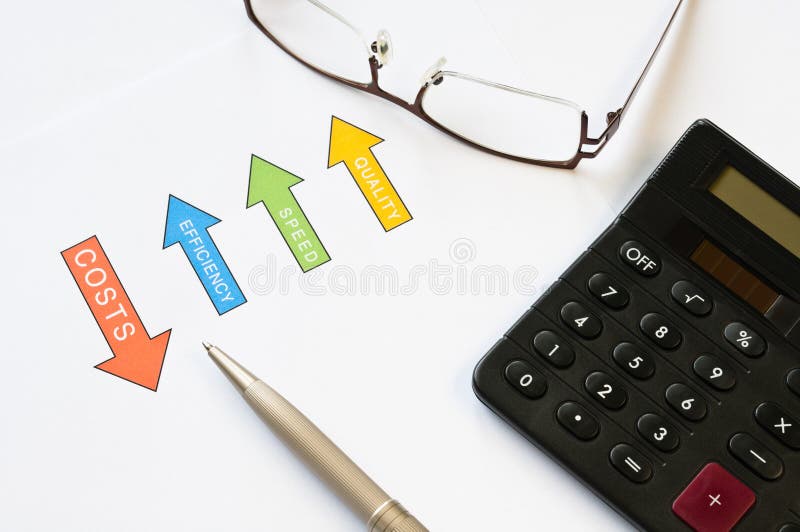 Economic Analysis stock image. Image of blue, decrease - 34186447