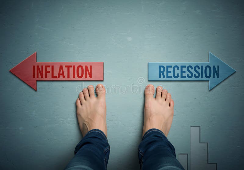 Economic Balancing Act between Inflation and Recession Choices Stock ...