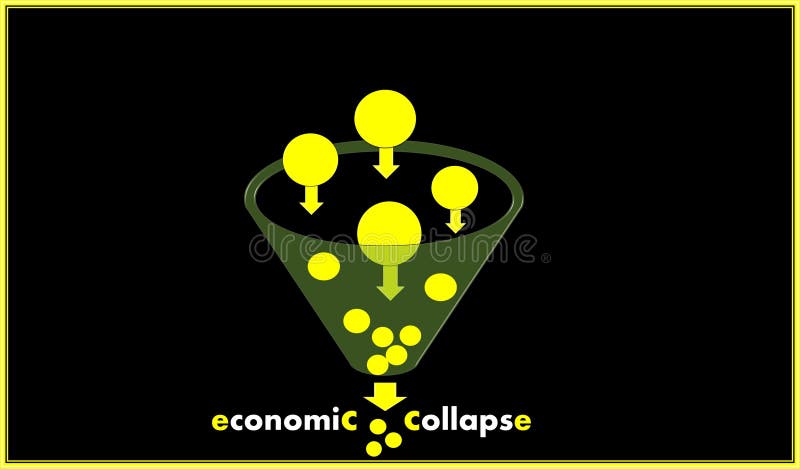 Economic Chaos and Crisis. an Indicator of the Economic Condition Stock ...