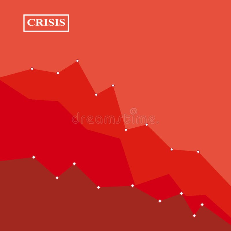 Economic crisis stock illustration. Illustration of diagram - 75331033