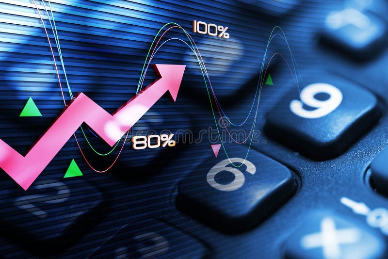Economic data indicators stock illustration. Illustration of index ...