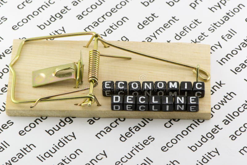 Economic decline stock image. Image of disaster, abstract - 79567223