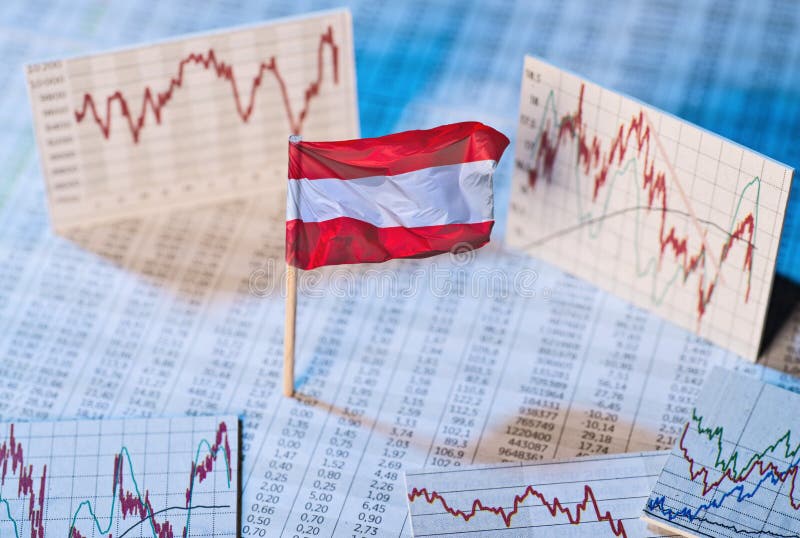 Economic Development in Austria Stock Photo - Image of finance, ensign ...