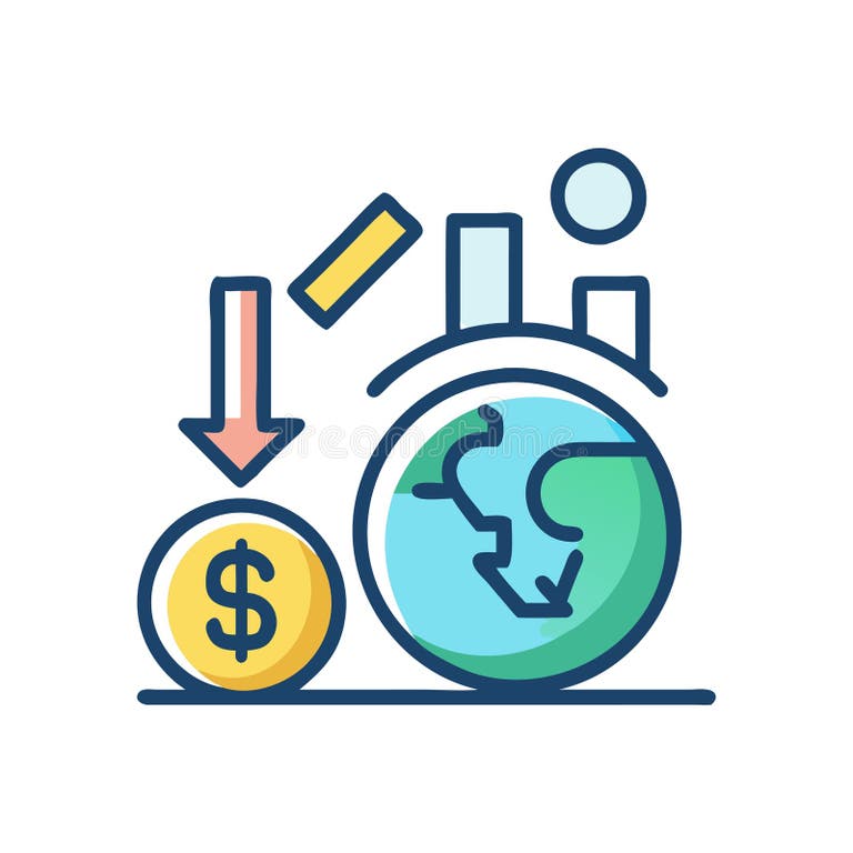 Economic Diversification Icon Stock Vector - Illustration of ...