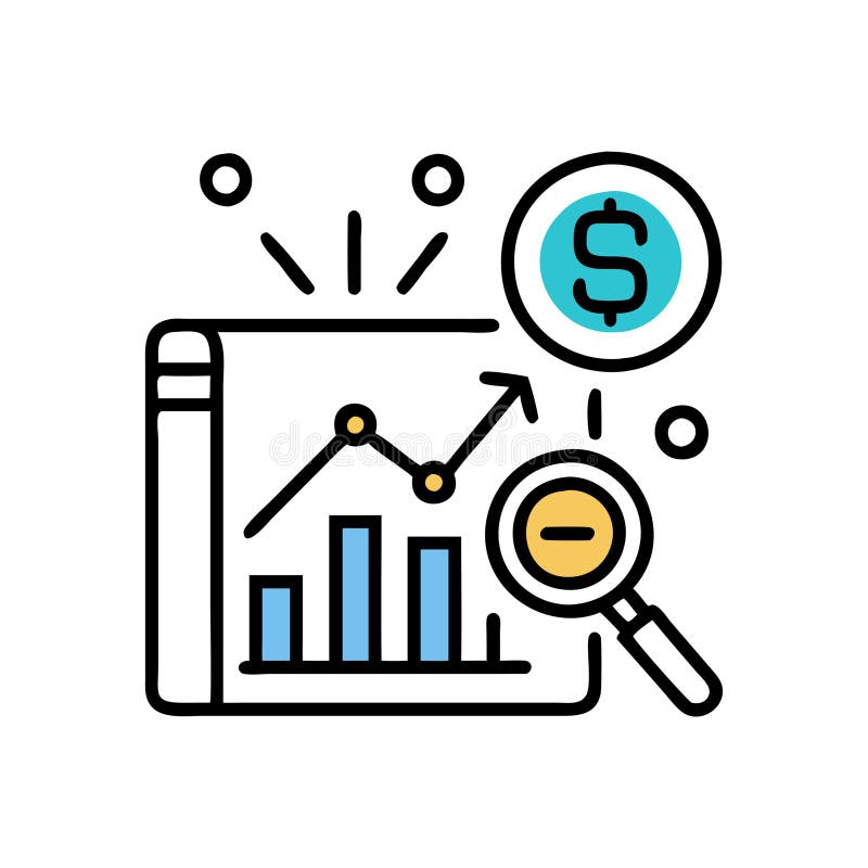 Economic Forecasting Tools Icon Stock Vector - Illustration of ...