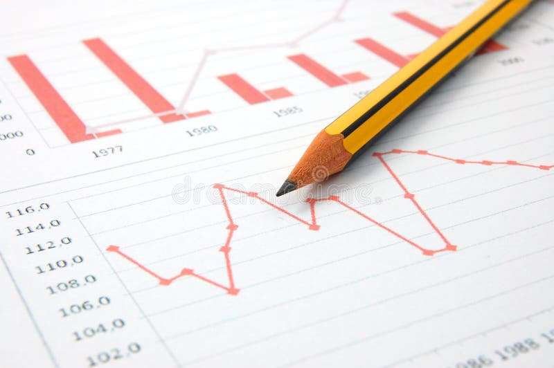 Economic graph stock image. Image of shares, chart, financial - 8273887