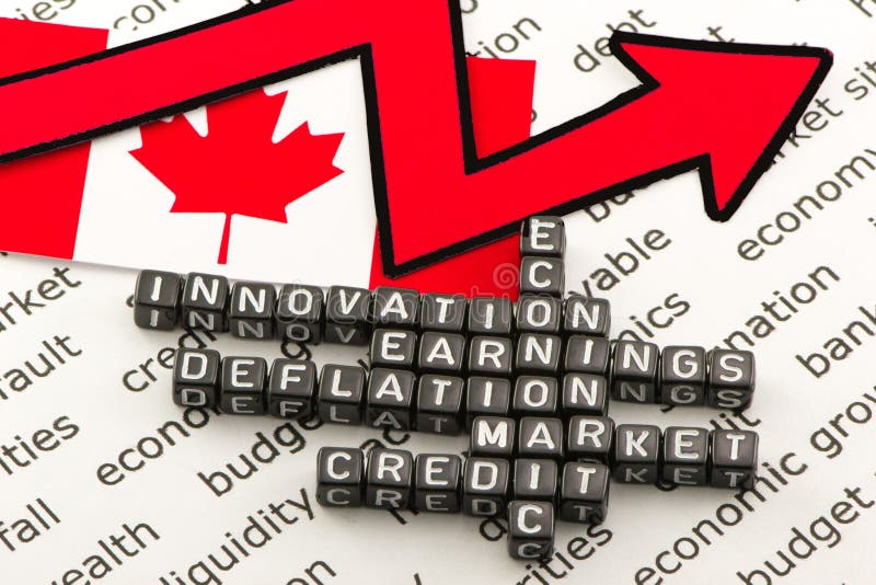 Canada Economy And Financial Market Growth Concept Stock Illustration ...