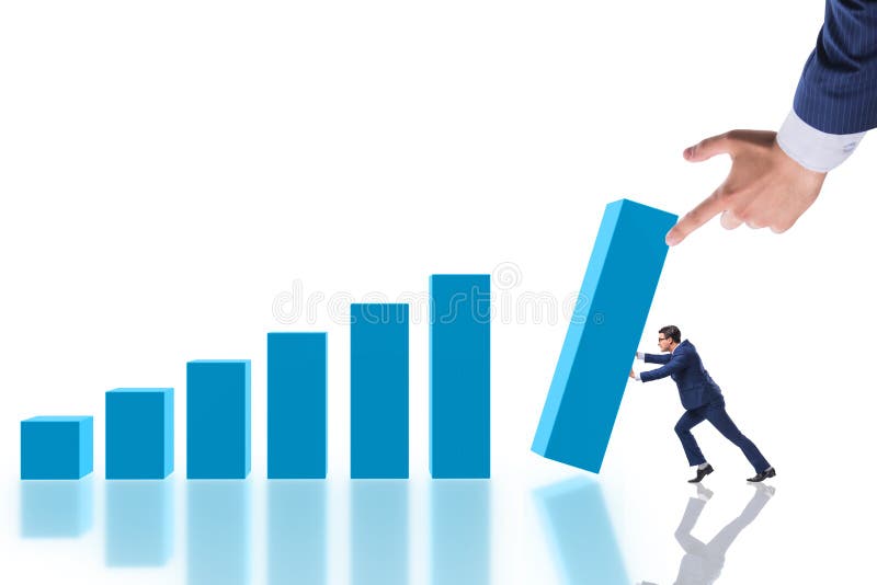 Economic Growth Concept with Business People Stock Photo - Image of ...
