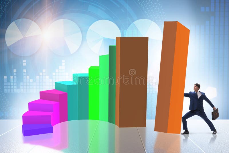 Economic Growth Concept with Business People Stock Image - Image of ...