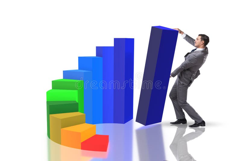 Economic Growth Concept with Business People Stock Image - Image of ...